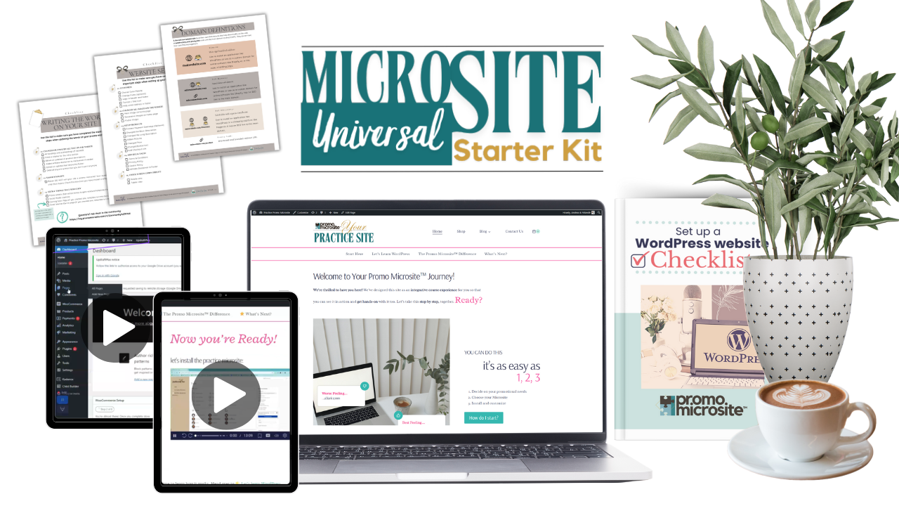 Universal Promo Microsite Starter Kit: Your First Website Adventure ...